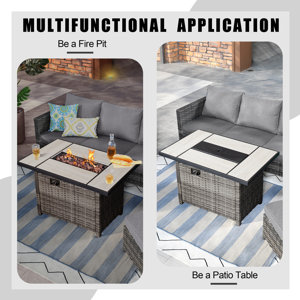 Arlmont & Co. Remeika Outdoor Fire Pit Table | Wayfair